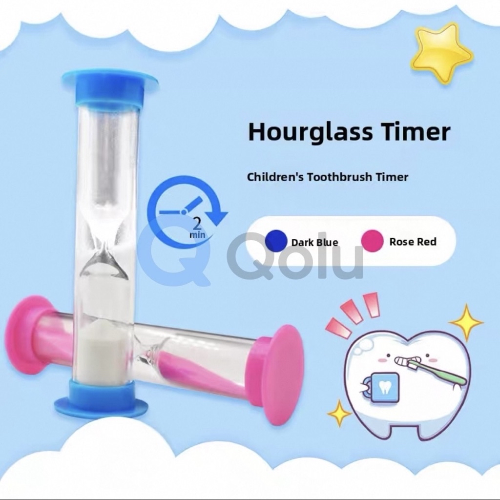 Sand Timer 2 Minutes | Hourglass Timer | Toothbrushing Timer for Kids ...