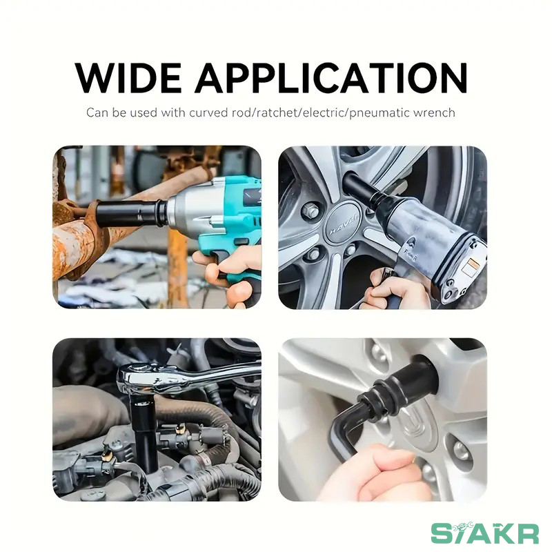 Impact Wrench Socket Set 20Pcs Electric Power Tool Hex Socket Set ...