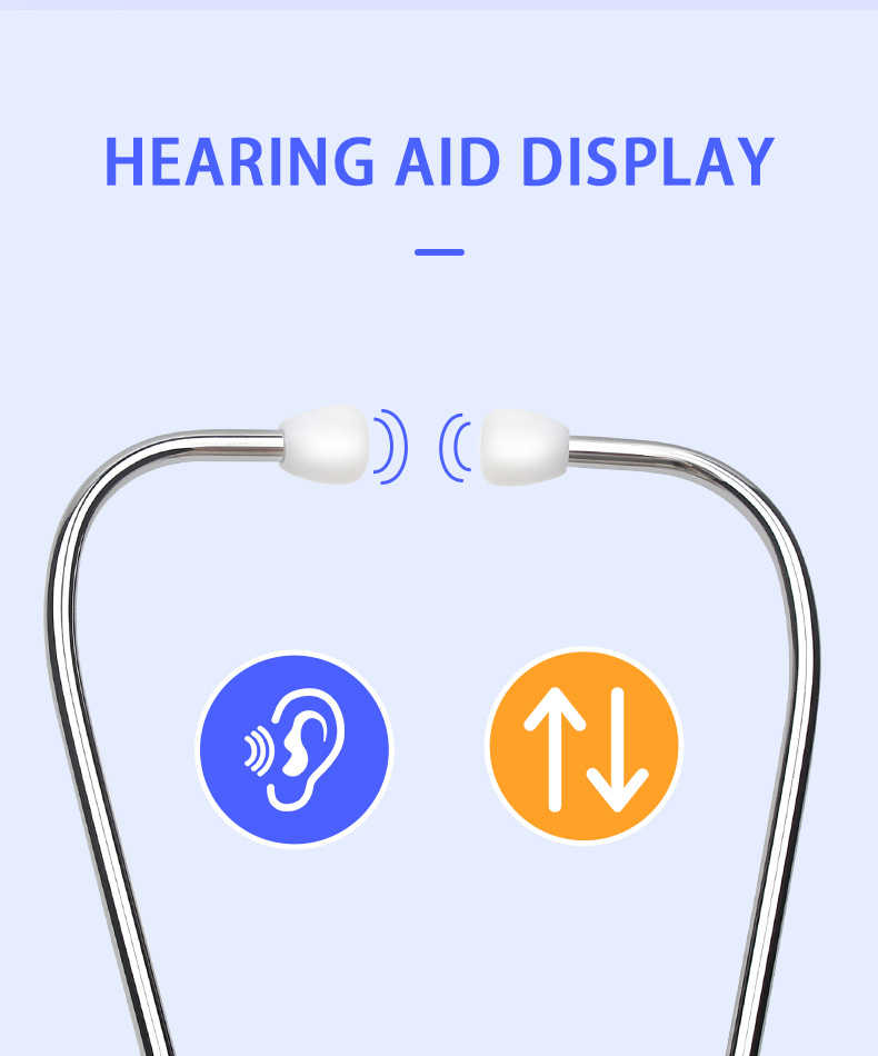 Double-ear hanging rubber tube stethoscope Type A for doctors home use ...