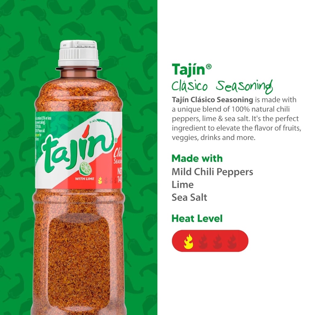 Tajin Clasico, Tajin Reduced Sodium, Tajin Mini, Tajin Habanero, Tajin ...
