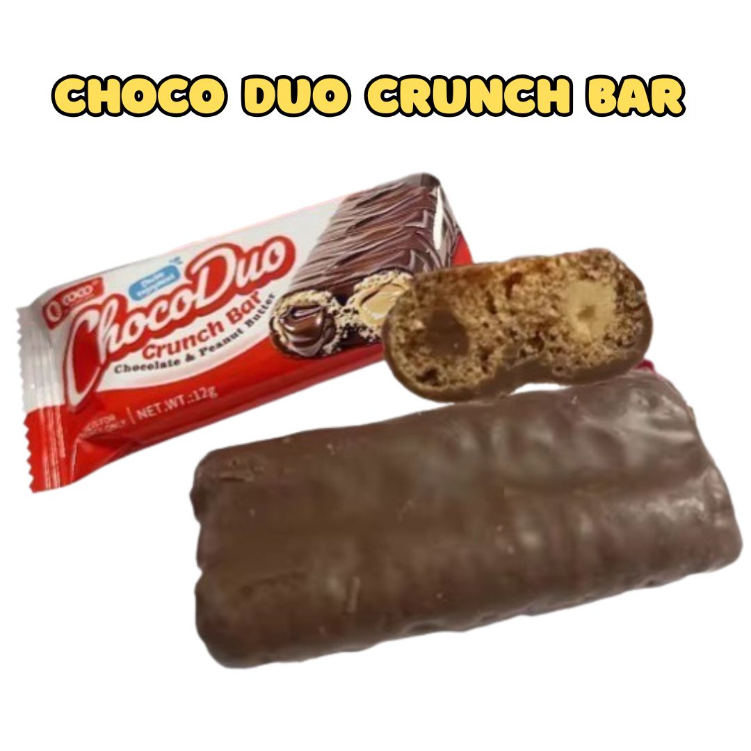 Choco Duo Crunch Bar chocolate and peanut butter 376g | Shopee Philippines