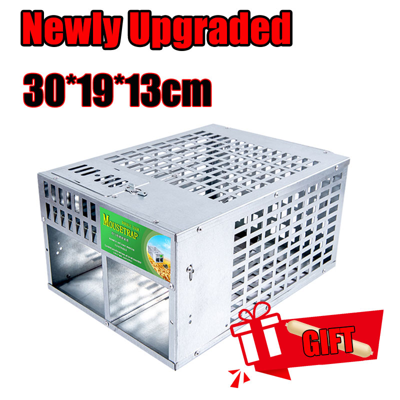 [Newly Upgrade]High Quality Big Mouse Rats Double door Live Trap Cage ...