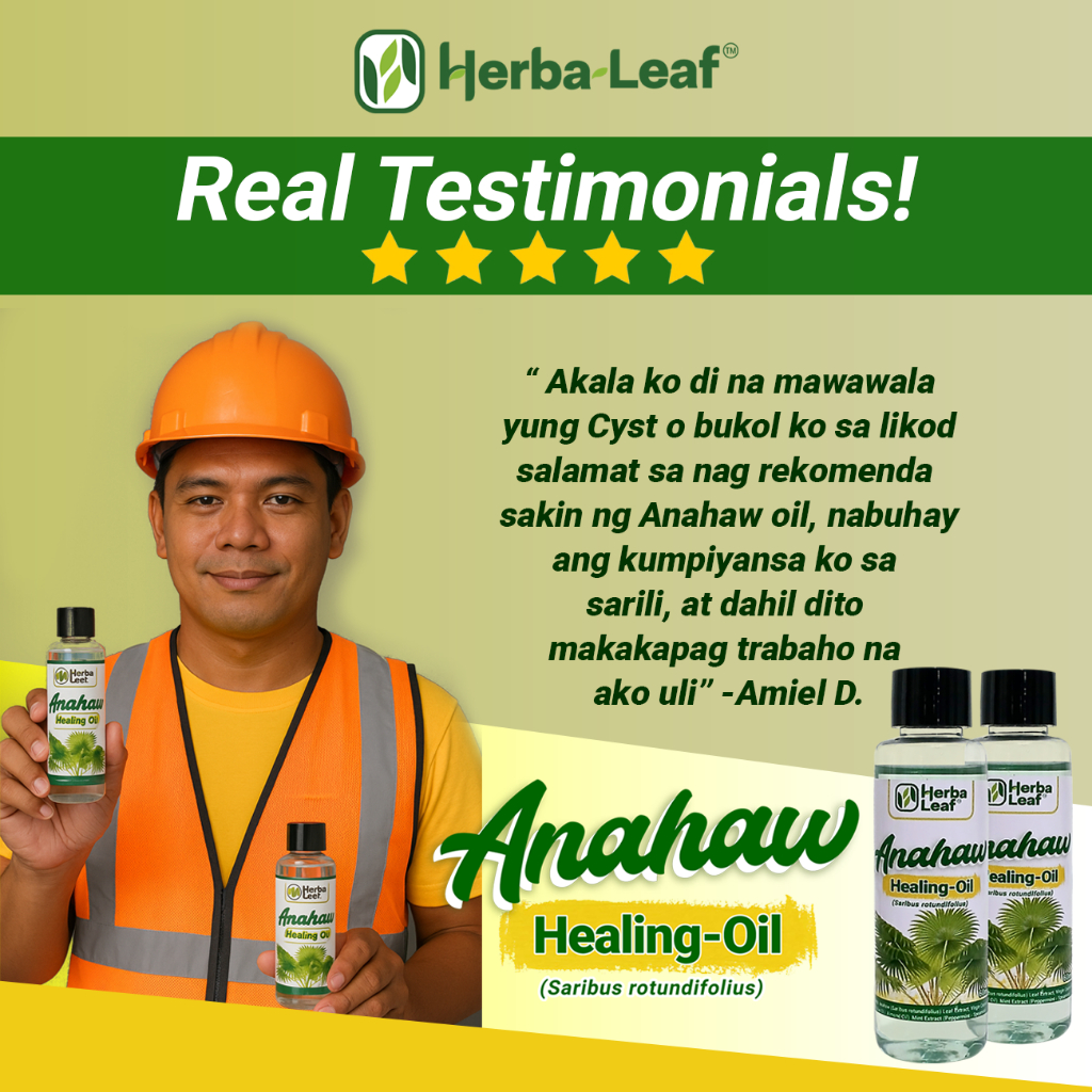 Anahaw Healing Oil by Miracle Herbs | Shopee Philippines