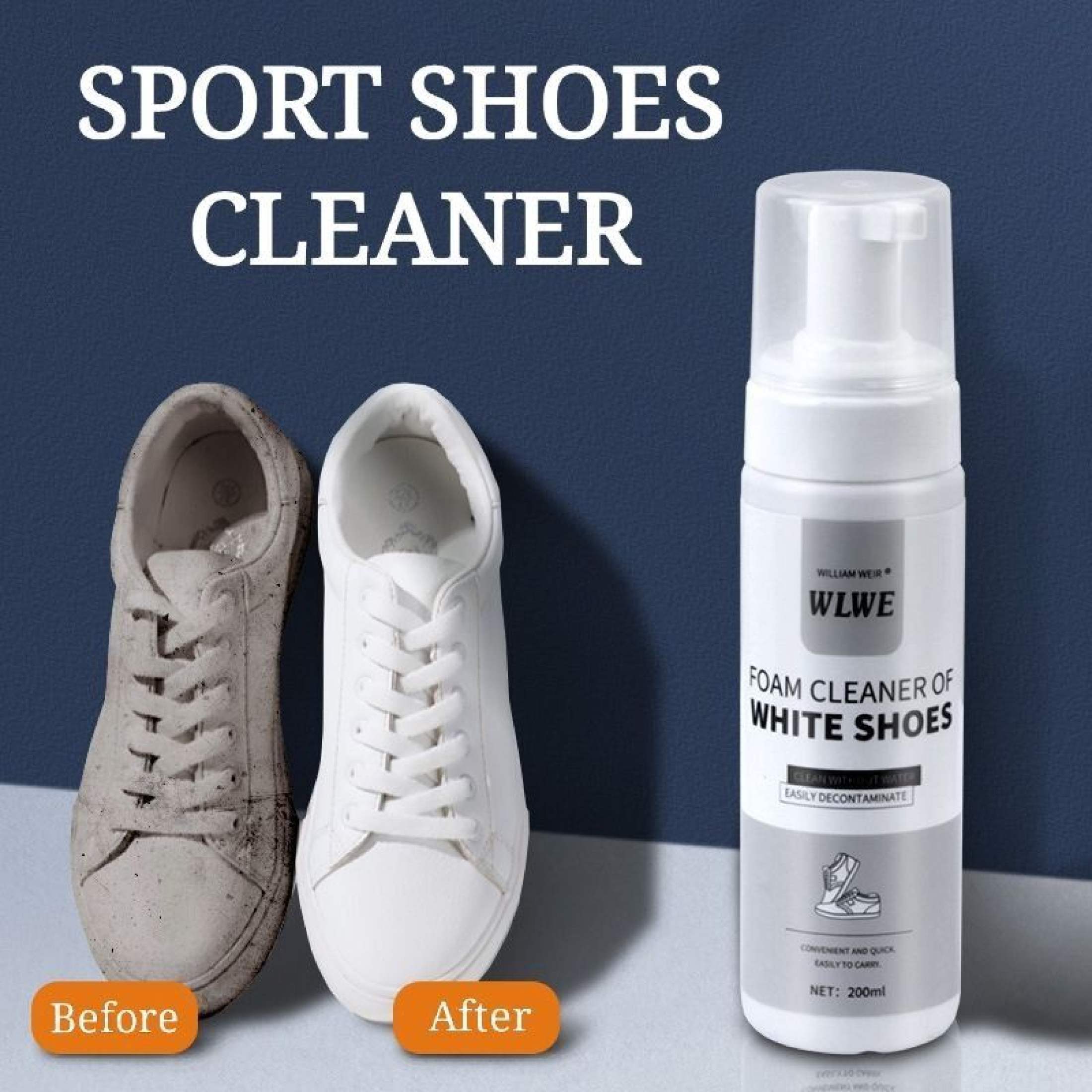 【BUY 1 GET 2】Shoe Cleaner Spray 200ml for White and Colored Shoes with ...