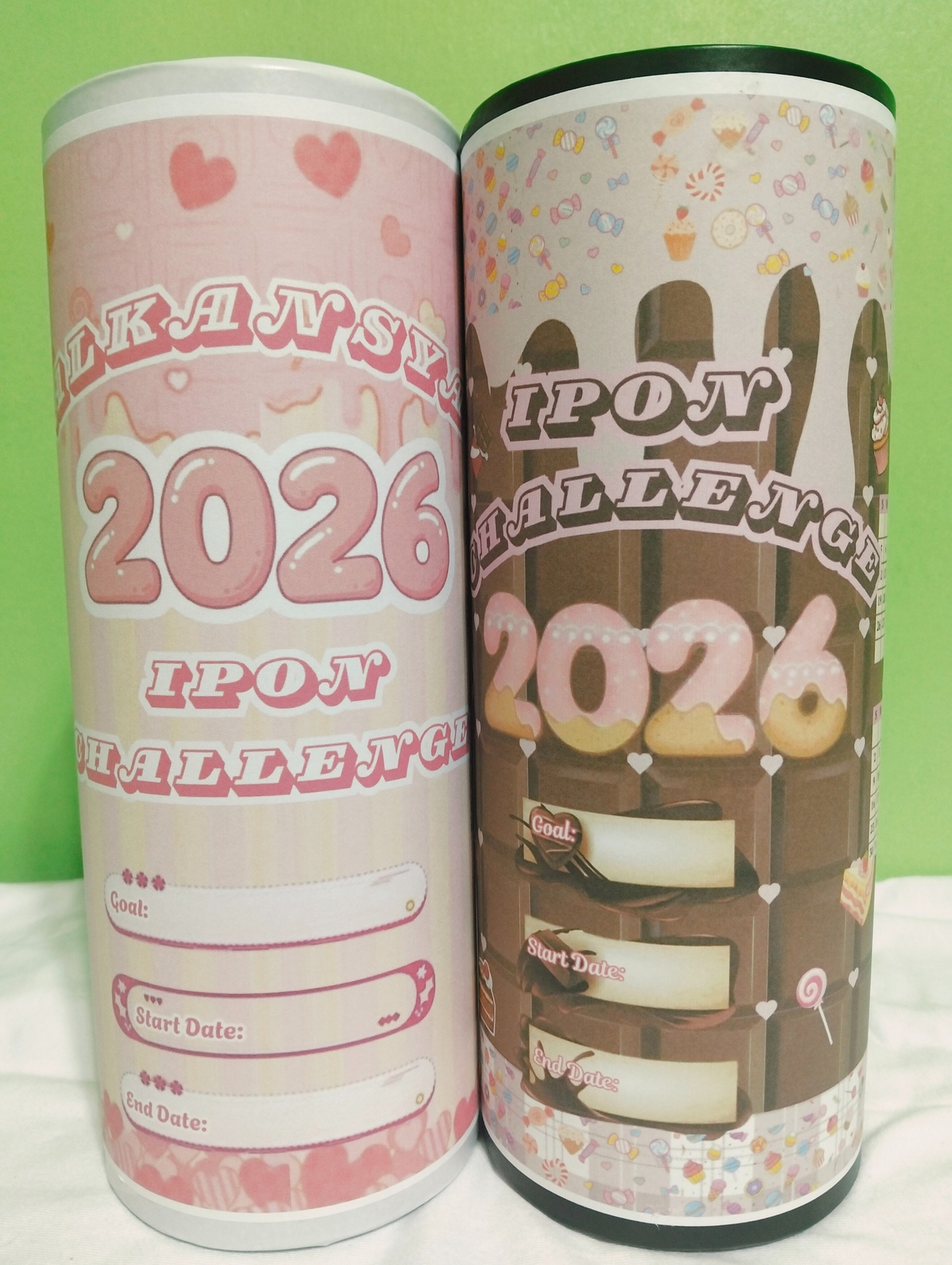 2026 Newest Alkansya Ipon Challenge Sweets Edition SWEET PINK | Shopee Philippines