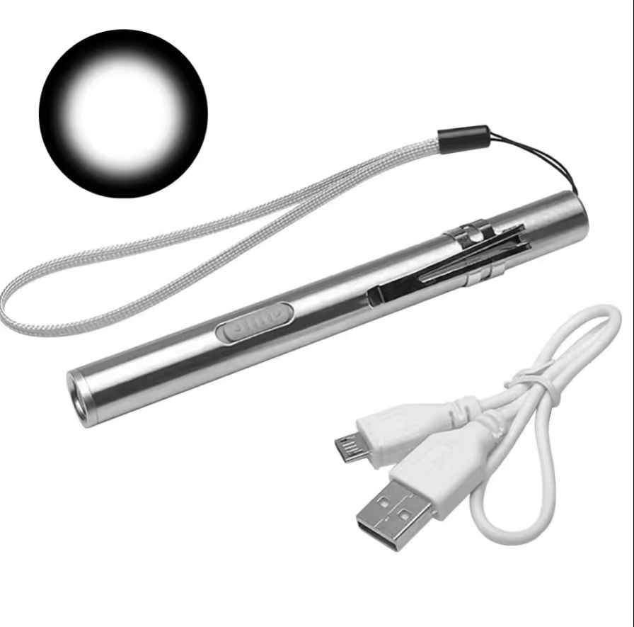 Pen Lights USB Rechargeable LED Flashlights Light for Medical nurse ...