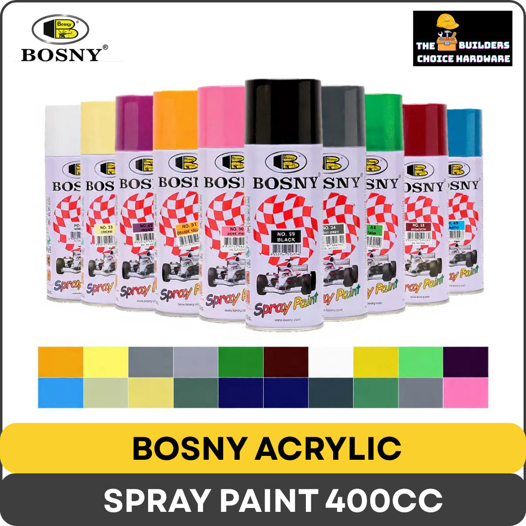 BOSNY #68 PRIMER GRAY ORIGINAL ACRYLIC SPRAY PAINT 400CC | Shopee ...