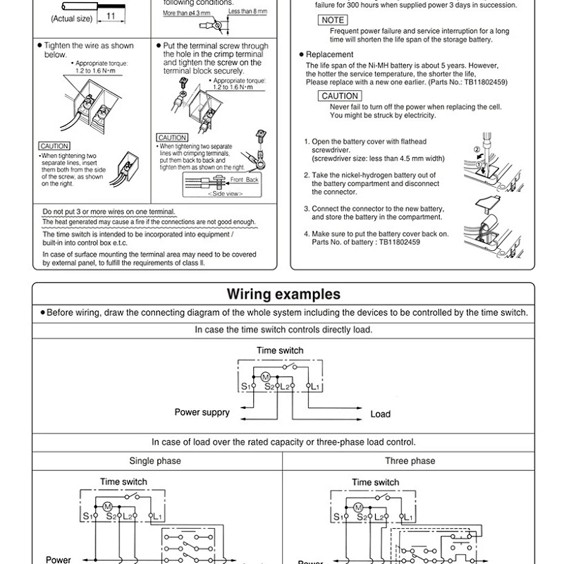 Timer Switch Mechanical Industrial Time Switch Automatic Mechanical ...