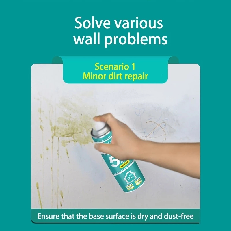 Wall self-spray paint white wall renovation repair Cover up stain latex ...
