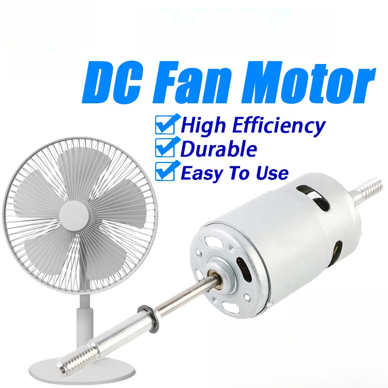 RS755 Electric Fan Motor Replacement – 12V DC / 220V AC Low Noise ...