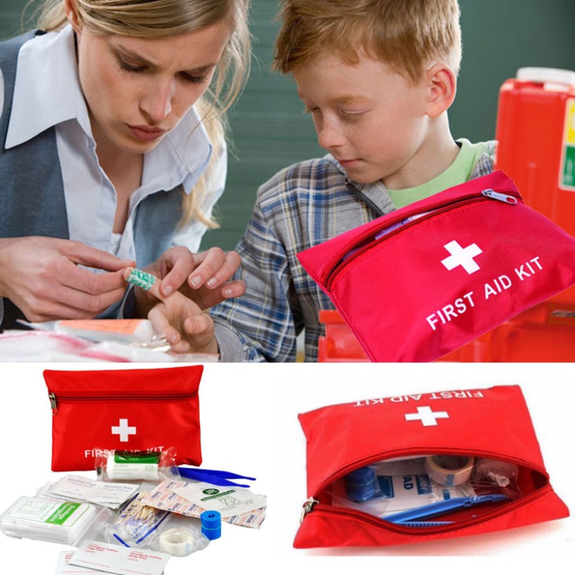First Aid Kit Set Emergency Kit complet Outdoor Car Family Medical Kit ...