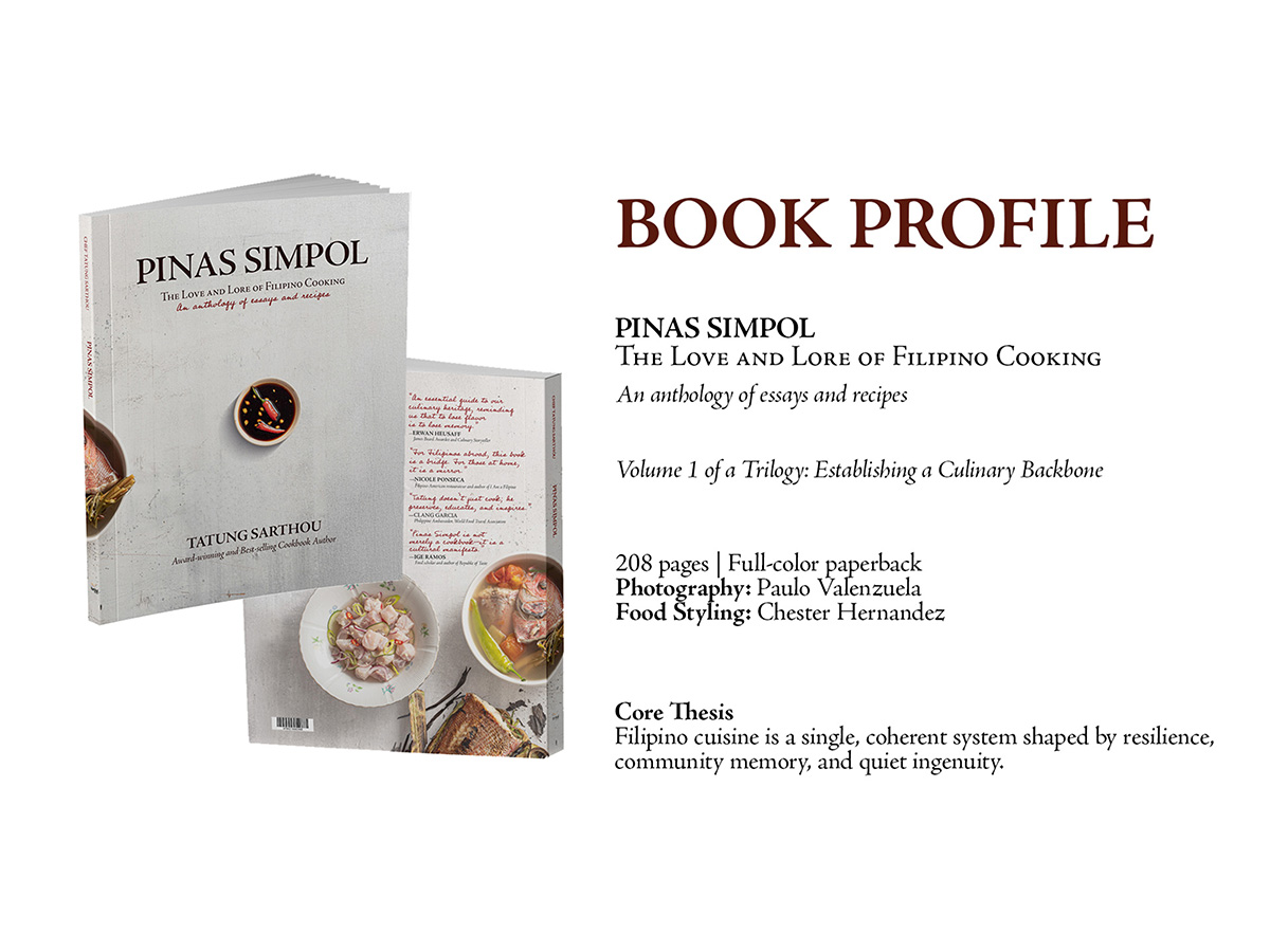 Pinas Simpol Cookbook by Chef Tatung Sarthou | Shopee Philippines
