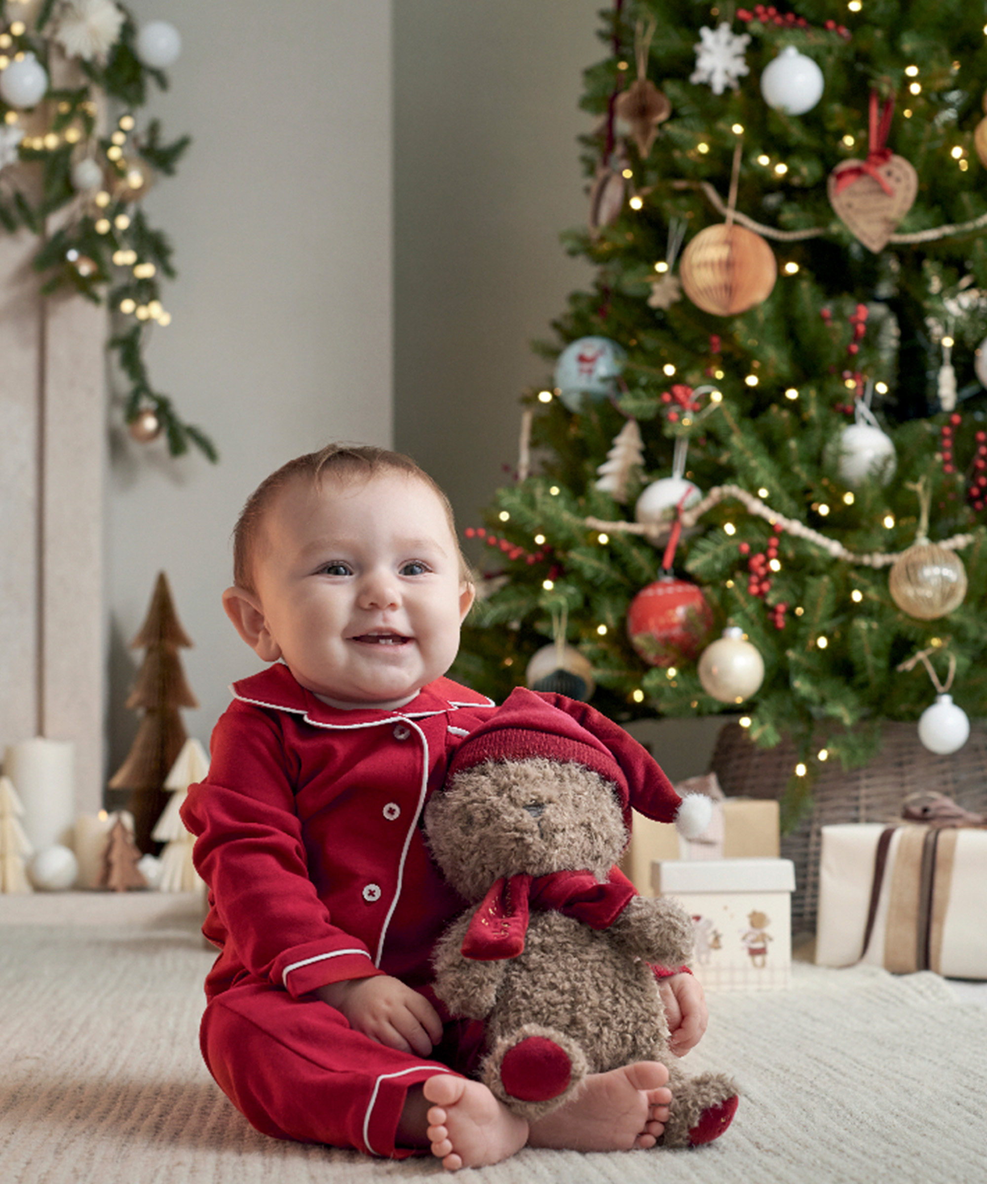 Mamas and Papas My First Christmas Teddy Bear | Shopee Philippines