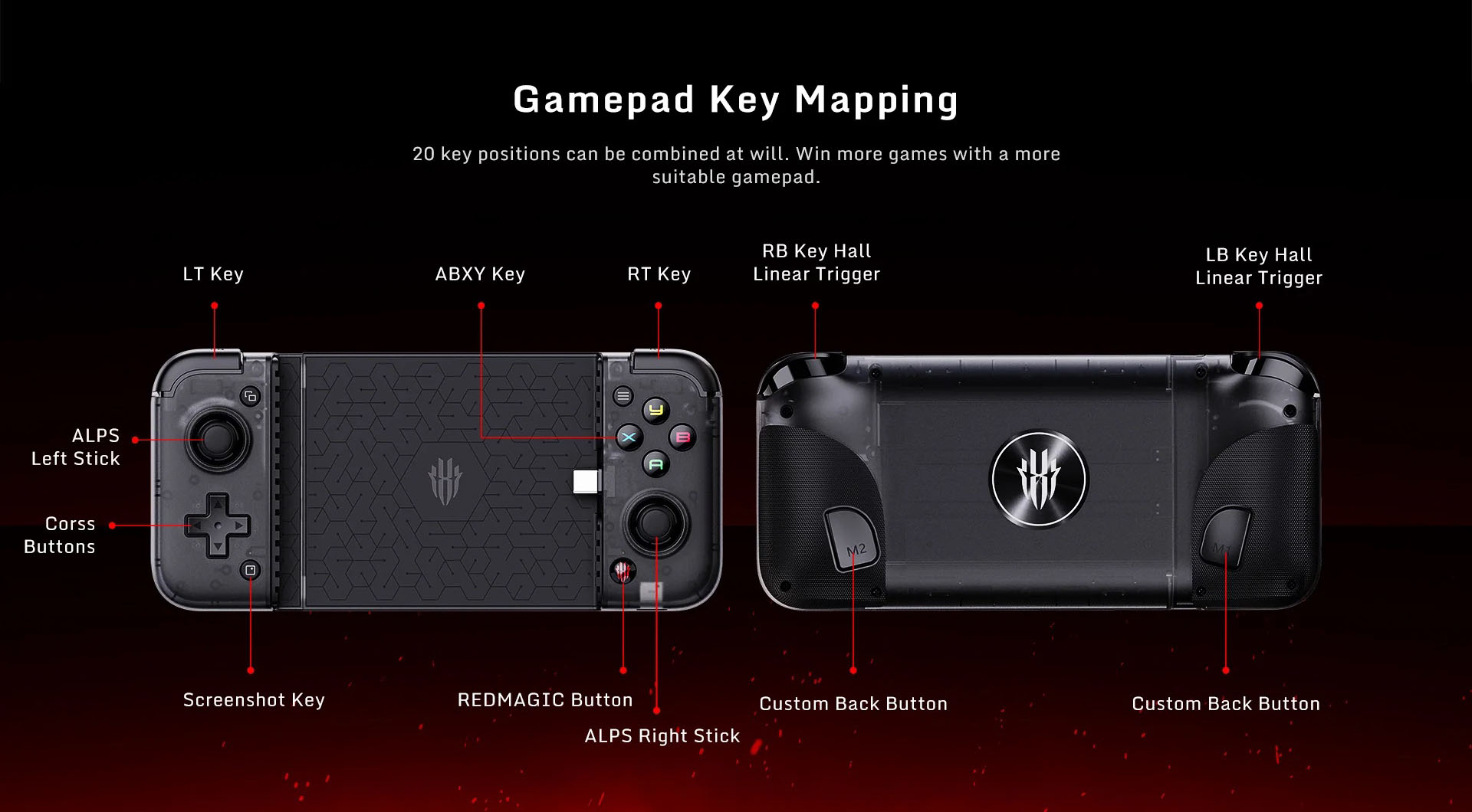 Original Nubia Red Magic Shadow Blade Game Handle Gamepad | Shopee ...