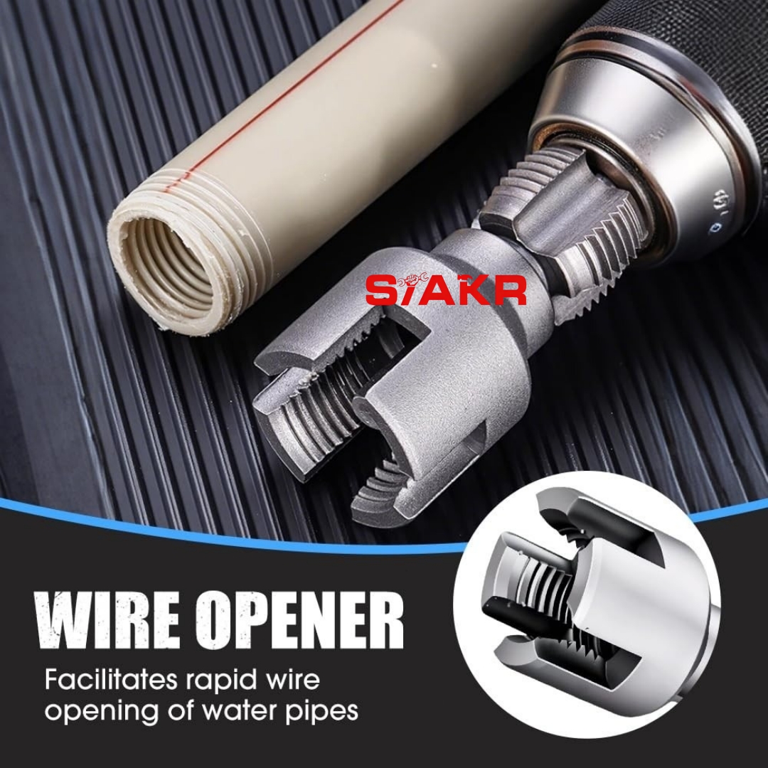 Integrated Steel Pipe internal and External Thread Machining Tool (1/2 ...