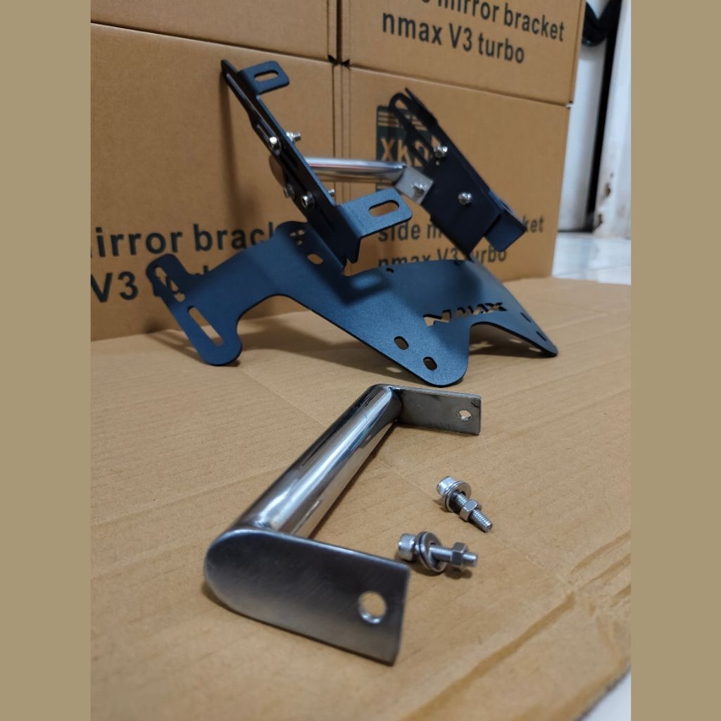 Stainless tube bracket for nmax v3 (COMPATIBLE FOR XKD BRAND ONLY ...