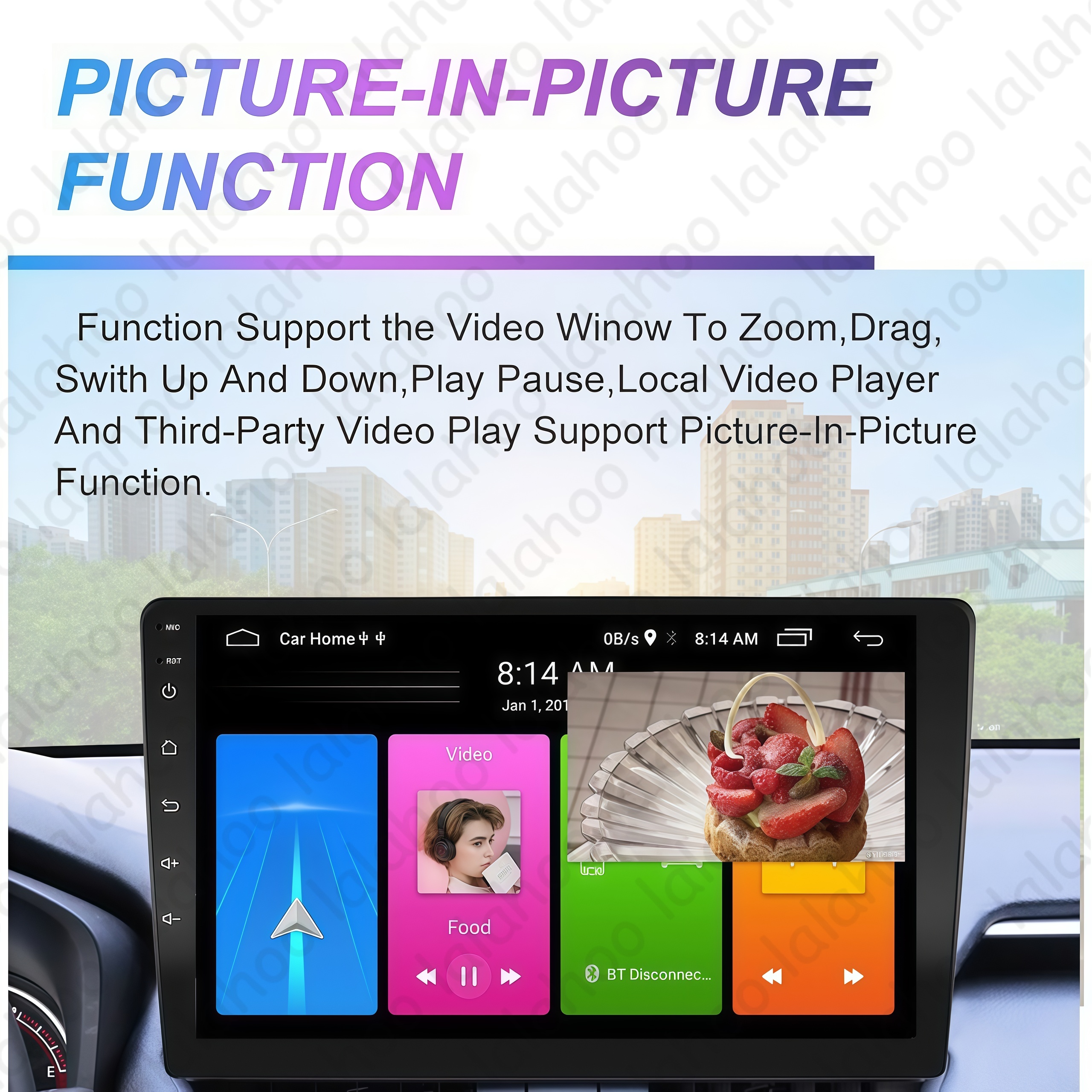 For Toyota Innova 2015-2020 8G+64G Car Android 14 Head Unit 10 Inch IPS ...