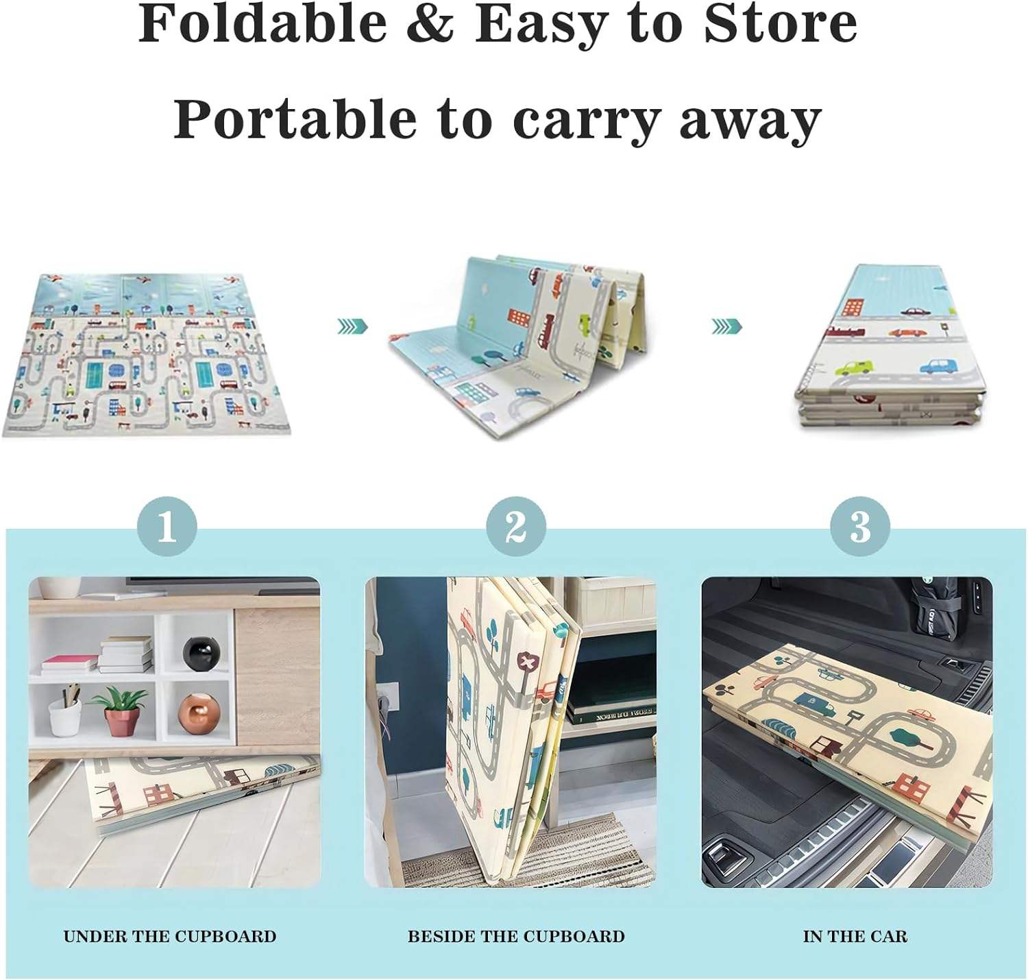 【COD】Playpen Mattress Foam Baby Playmat With Foam Formaldehyde-Free ...