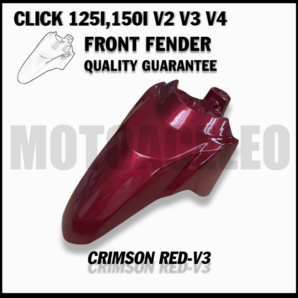 Honda Click Front fender Click v2 v3 125i 150i Tapalodo Fairings Mud ...
