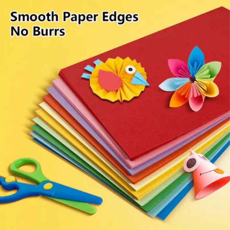 100PCS Origami Paper Double Sided Color DIY Folding Colored Paper Gifts ...
