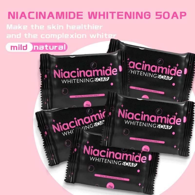 【MY Girl】Niacinamide Whitening Soap 75g for Acne Oily Skin and Dark ...