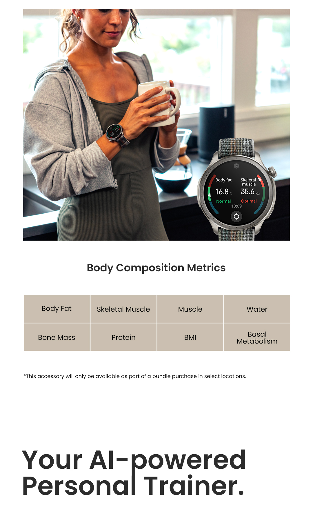 Amazfit Balance 46mm Smartwatch GPS Fitness Tracker Subhealth Monitor ...