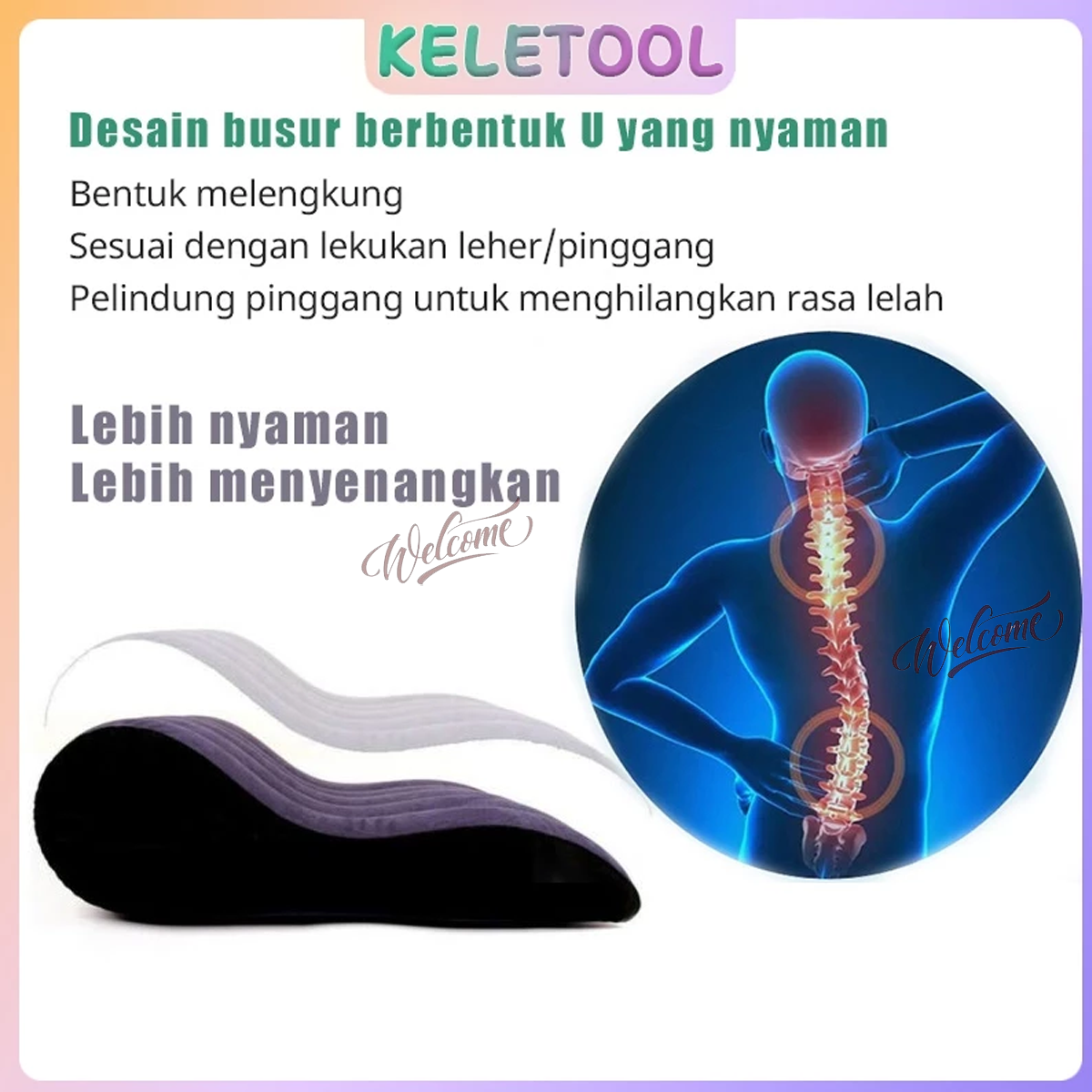 Inflatable Sofa Portable Air Sofa Adults Multifunctional Folding S-Style Travel Chaise Lounge ...