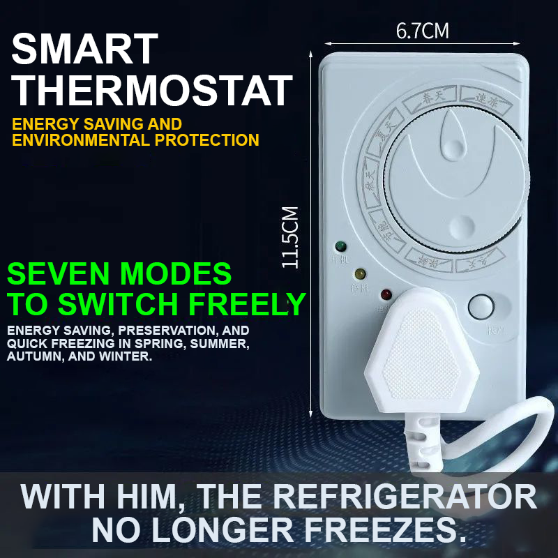 Refrigerator thermostat deicer freezer outlet energy saving delay ...