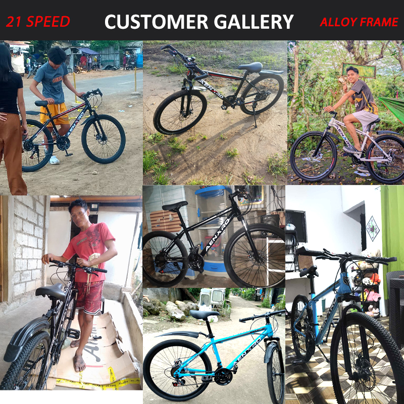 AENXRD 24/26 inch alloy frame 21 Speeds Mountain Bike for Adult Bicycle ...