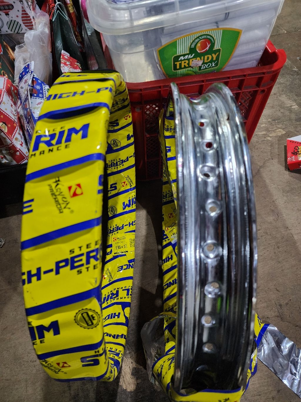 MOTORCYCLE RIM (KRYON),HEAVY DUTY 185X17 - 850 PESOS EACH ONLY | Shopee ...