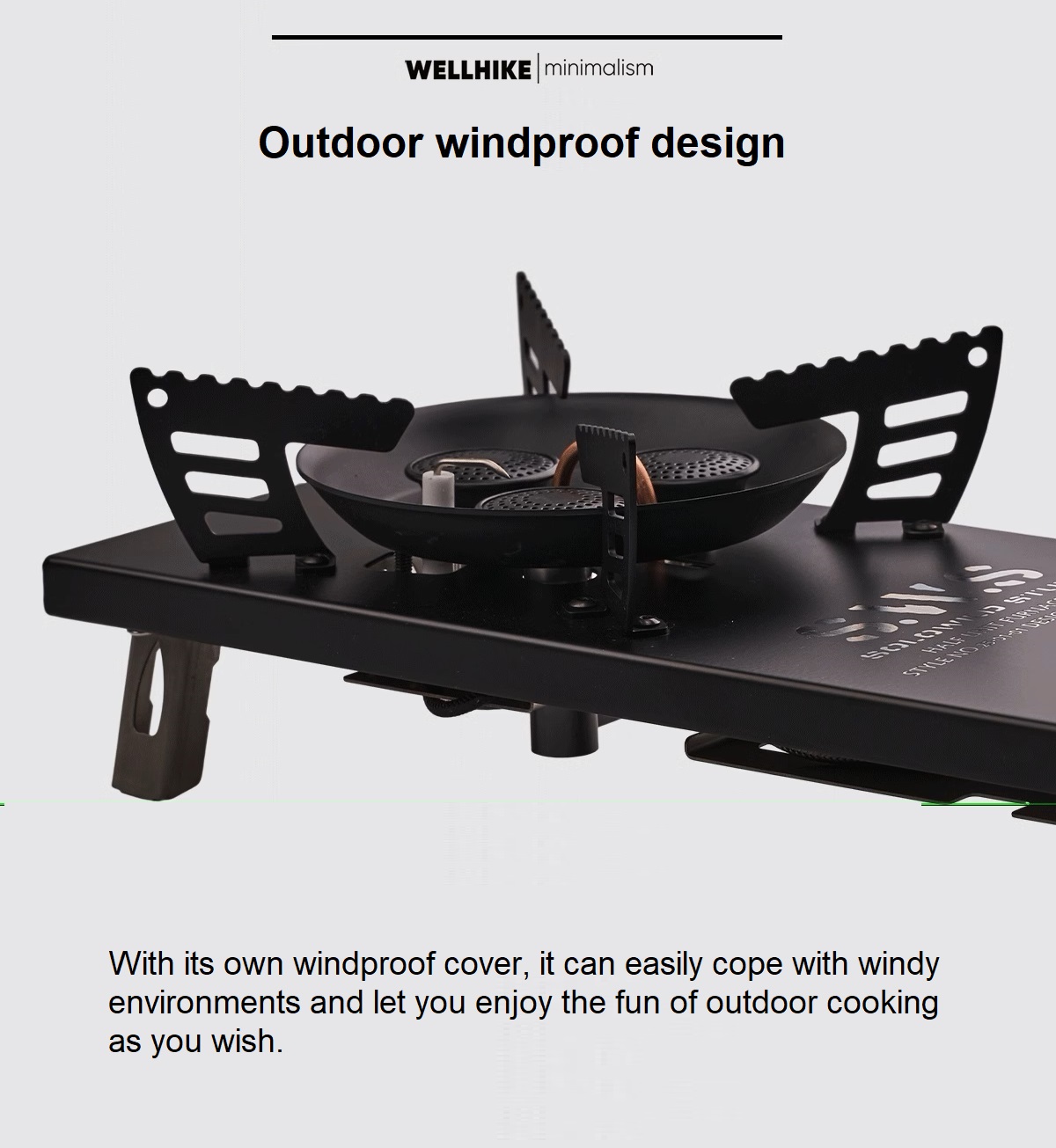 SWS Wellhike Outdoor Camping Half Unit IGT Three-burner Stove 7500W Gas ...