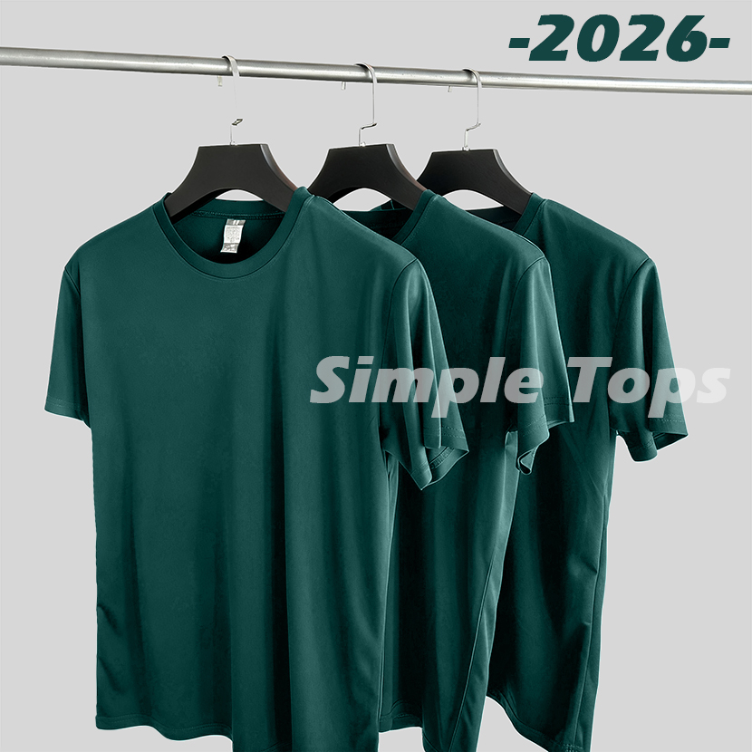 2026 Teal Green ActiveT-Shirt Unisex – Round Neck | Smooth Fabric ...
