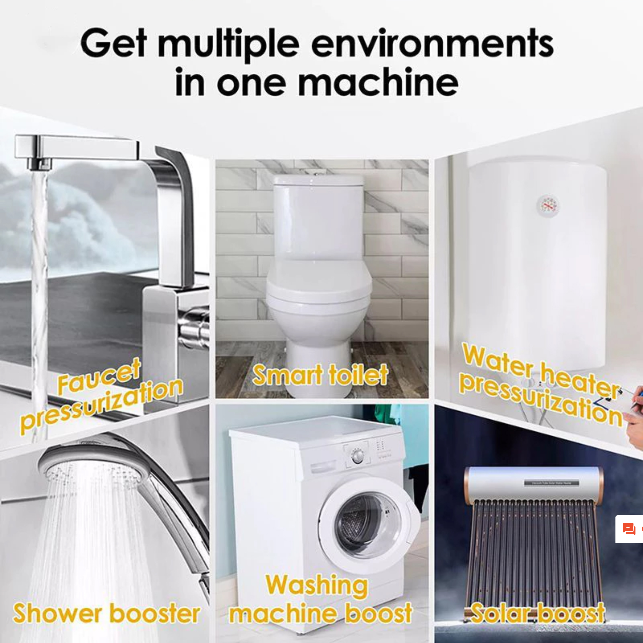 booster pump Water pump Shower Water Booster Pump Pressure Washer Pump ...