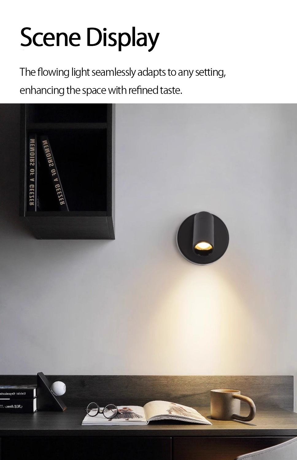 【Spotlight Touch]】Altar lamp Magnetic Base Led Wireless Wall Light USB ...