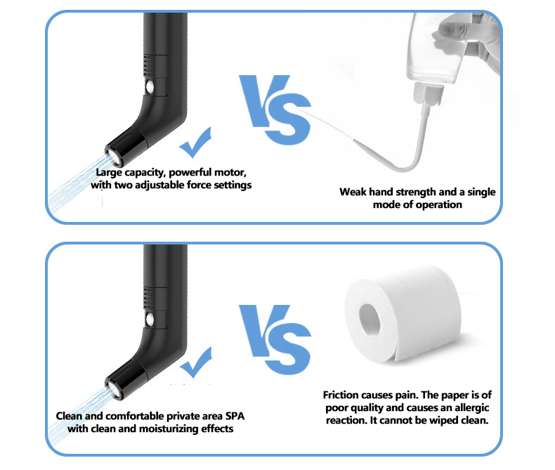 Portable All-in-One Electric Bidet with Foldable Water Tank, Household ...