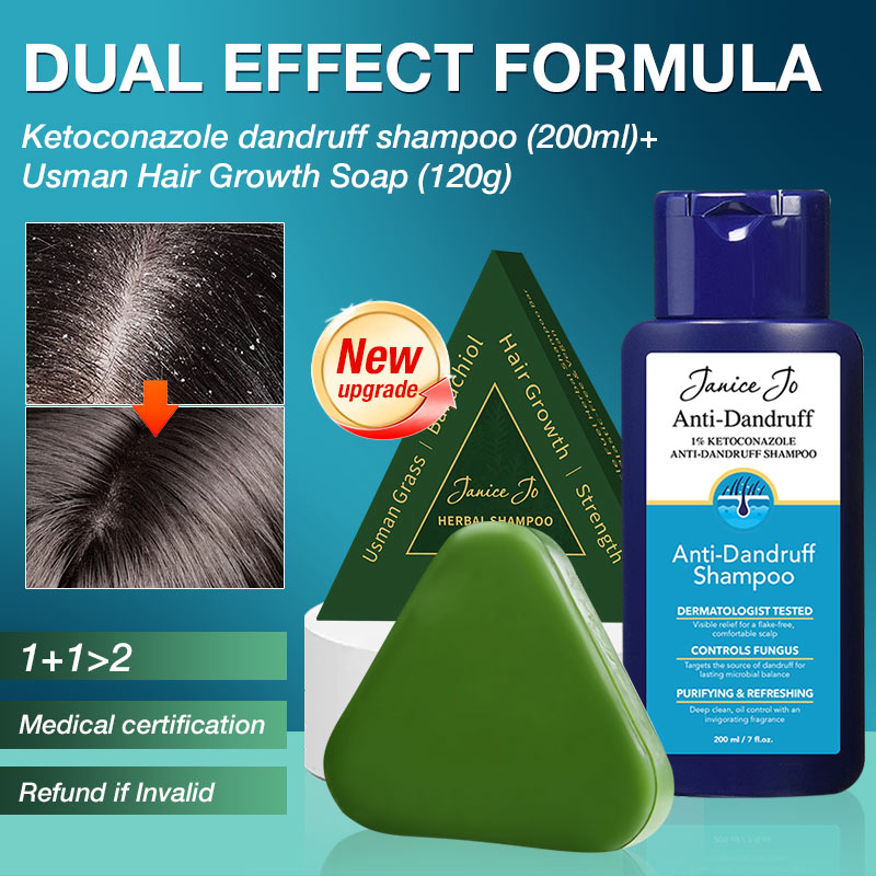 JaniceJo Usman Grass Hair Growth Soap And 1% Ketoconazole Anti Dandruff ...