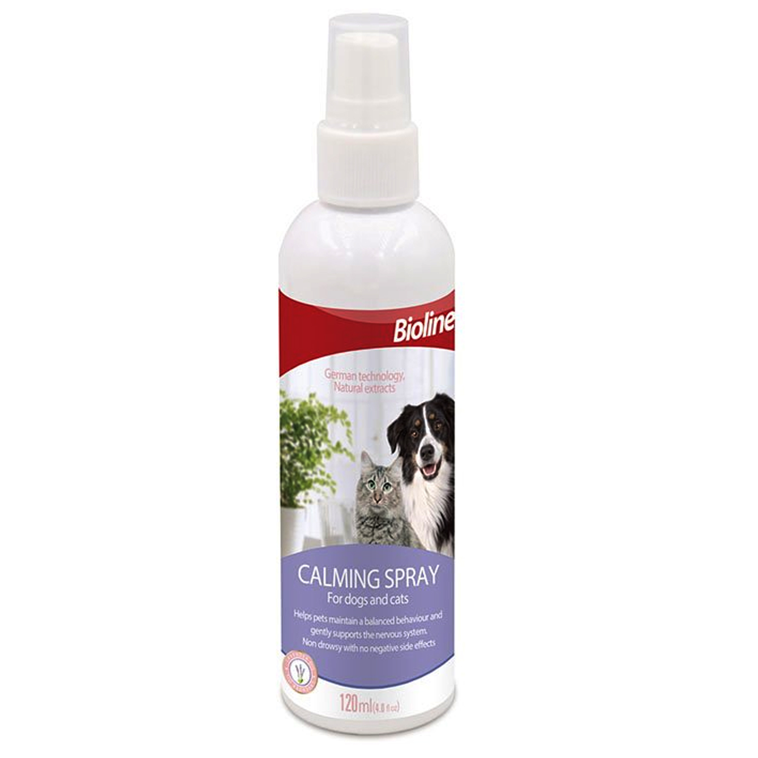 Bioline Calming Spray Pet Irritated Stress Separation Anxiety/Emotional ...