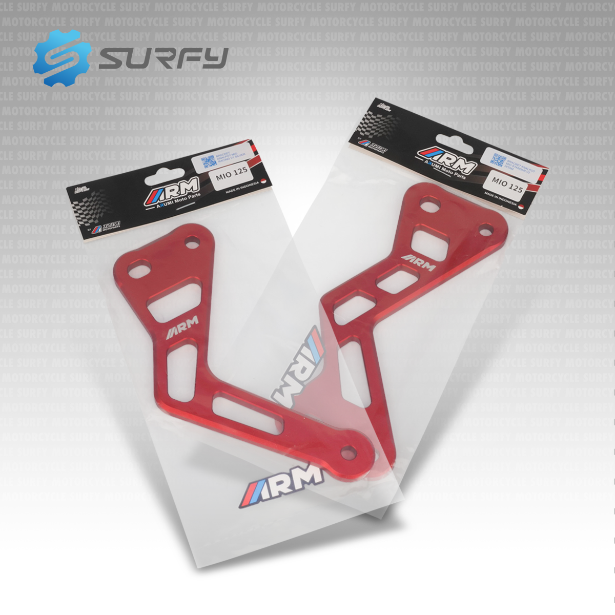 ARM CNC Aluminum Exhaust Bracket for Yamaha Mio Sporty Stock Pipe ...