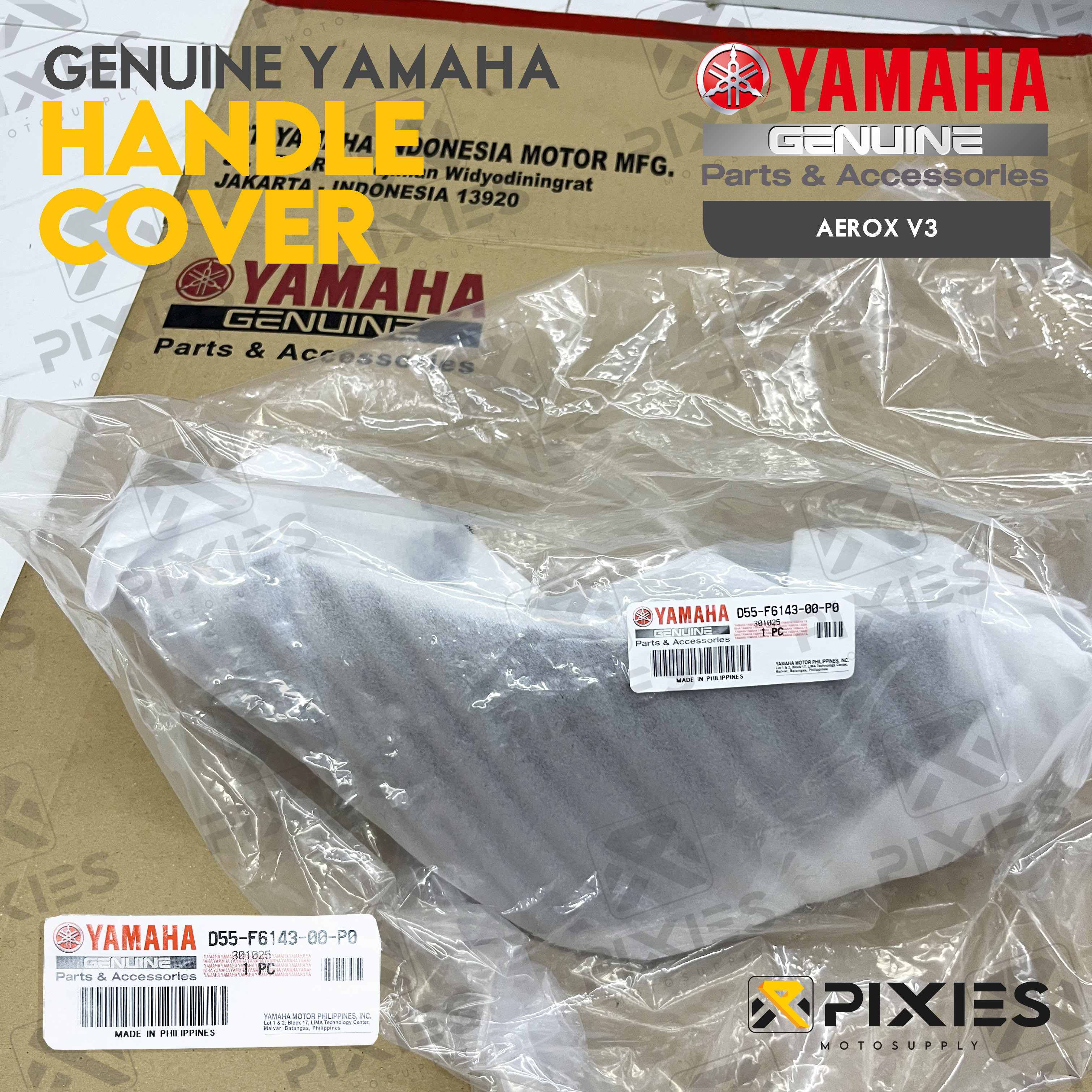 YAMAHA GENUINE HANDLE COVER WINDSHIELD COVER FOR AEROX V3 / AEROX 2025 ...