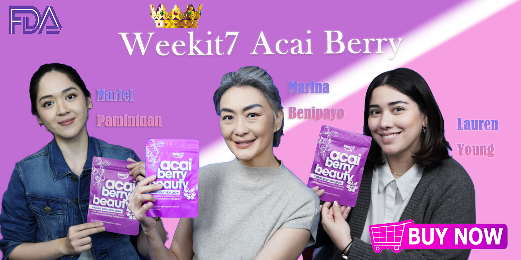 【Buy 1 Get 1】Weekit7 Acai Berry Organic Mixed Berry Powder Beverage ...