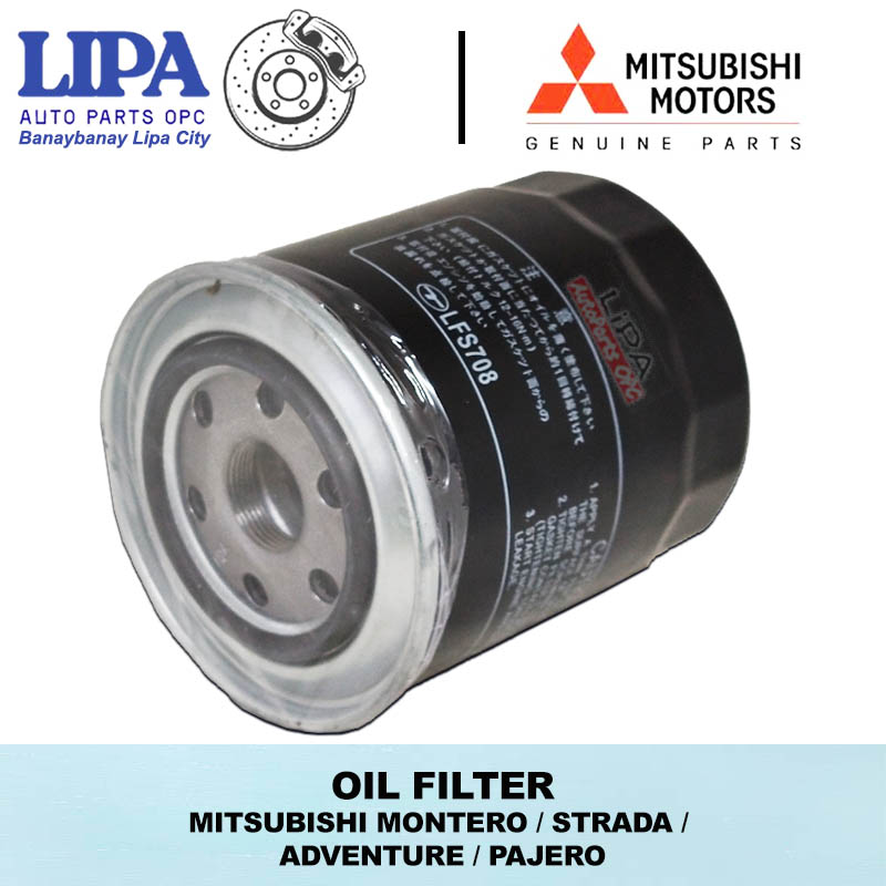 GENUINE OIL FILTER MITSUBISHI MONTERO / L200 STRADA / L300 ADVENTURE ...