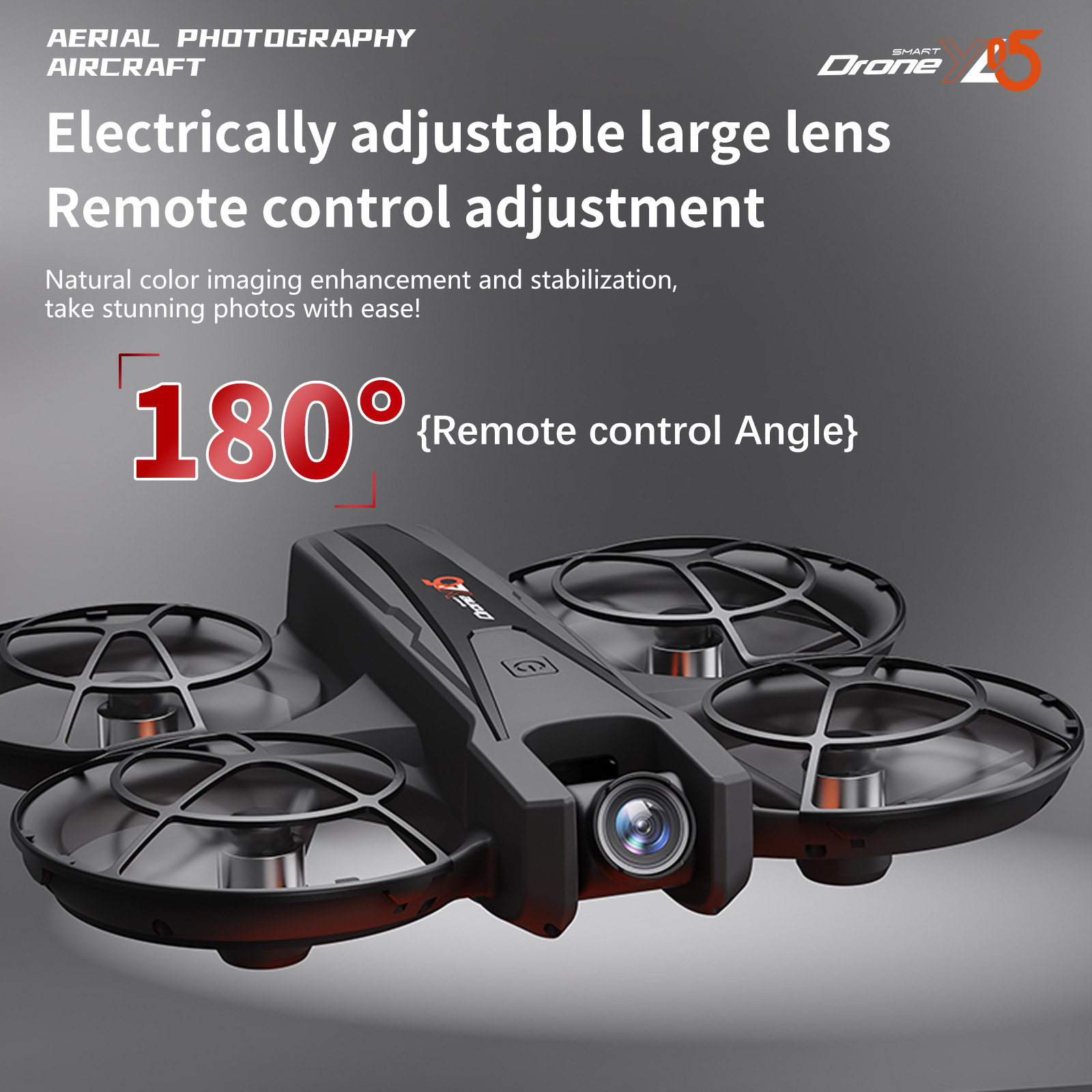 YL05 brushless drone optical flow positioning obstacle avoidance remote ...