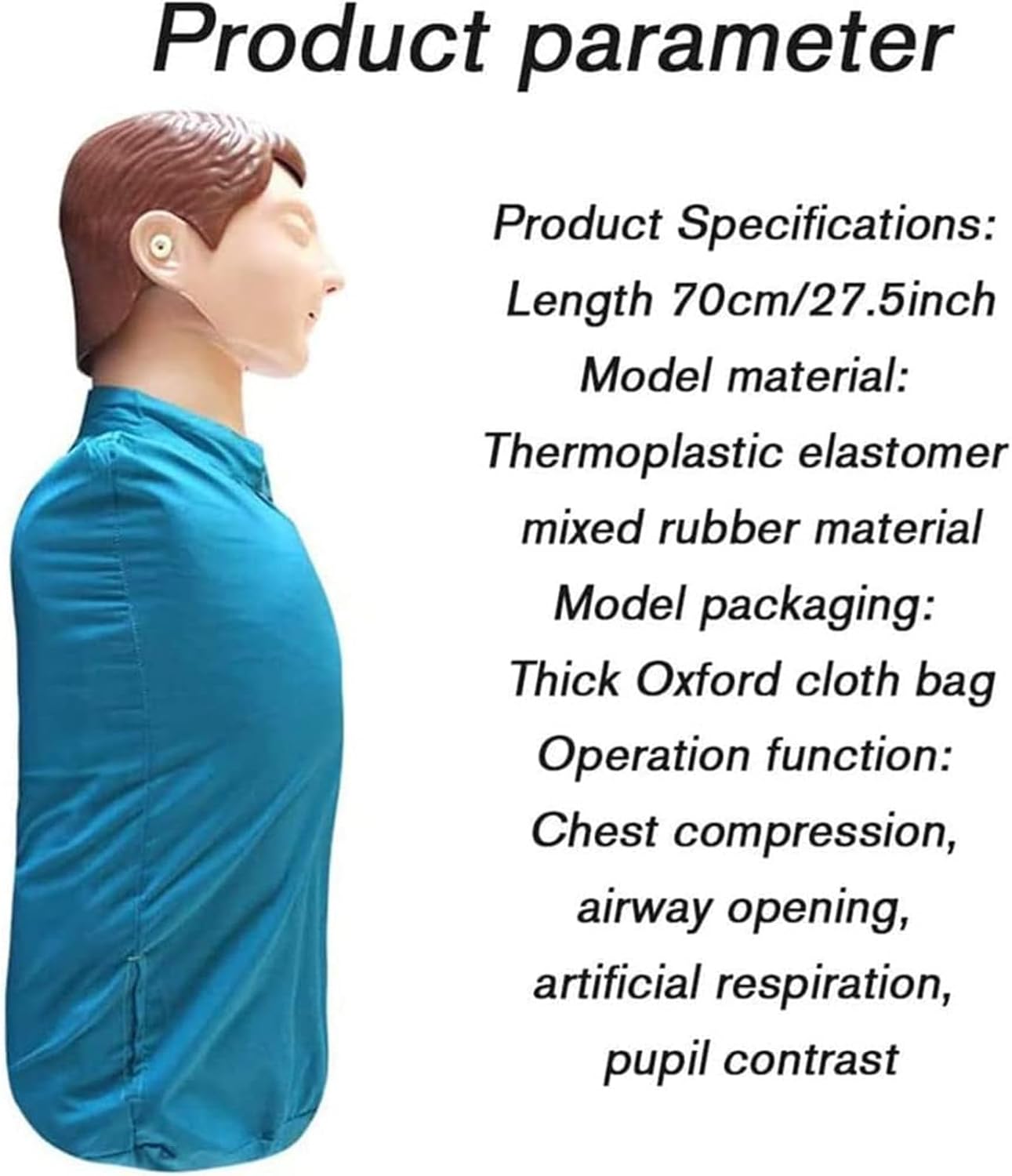 First Aid Training Dummy Manikin Half-body Model for CPR & AED ...