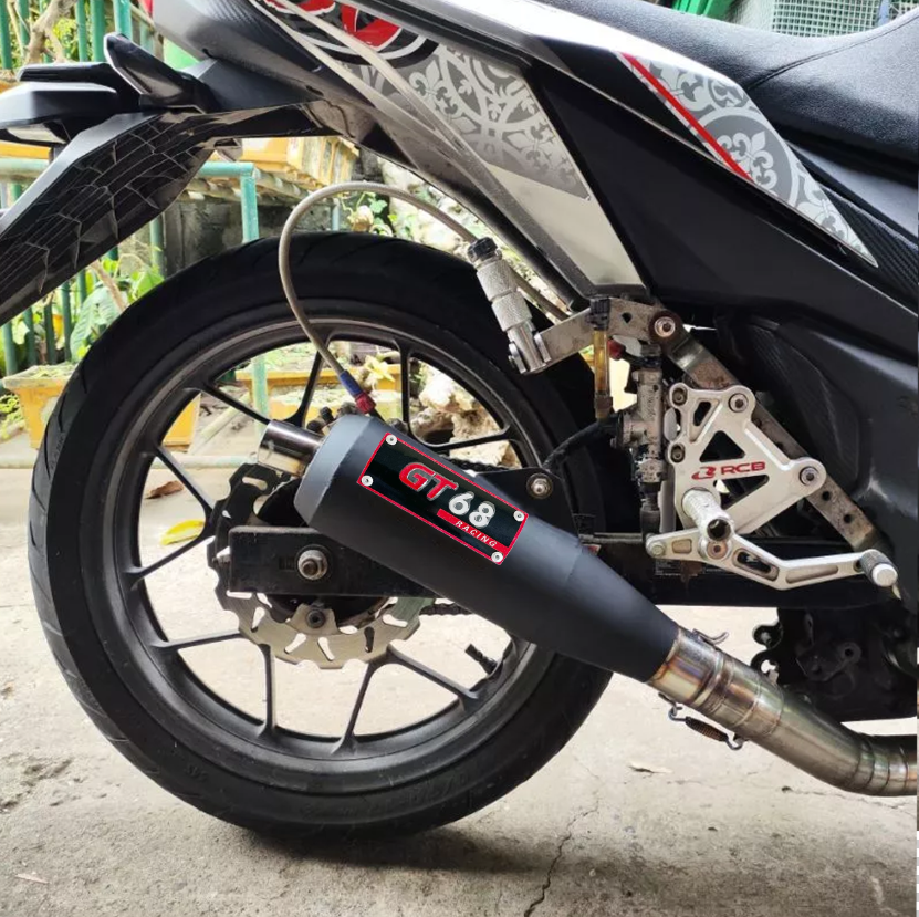 GT68 Cut Power Pipe Motorcycle Exhaust MUFFLER 51mm Made in Thailand ...