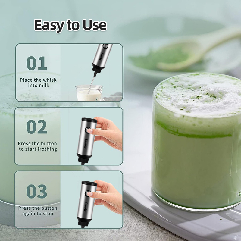 Sonifer Handheld Frother With Measuring Cup Electric Coffee Frother ...