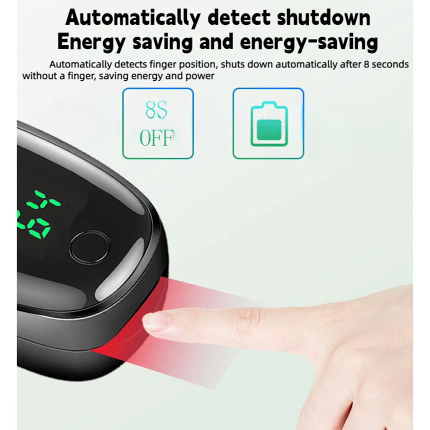 Bundle Medical Fingertip Pulse Oximeter Portable SMH-01 And Infrared ...
