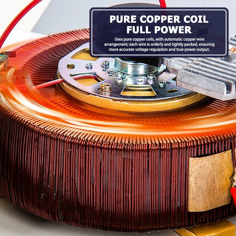 AVR Automatic Voltage Regulator 5000watts SVR-5000VA Servo Type AVR ...