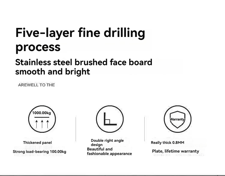 304 stainless steel workbench thicken table double layer 60-150 cm ...