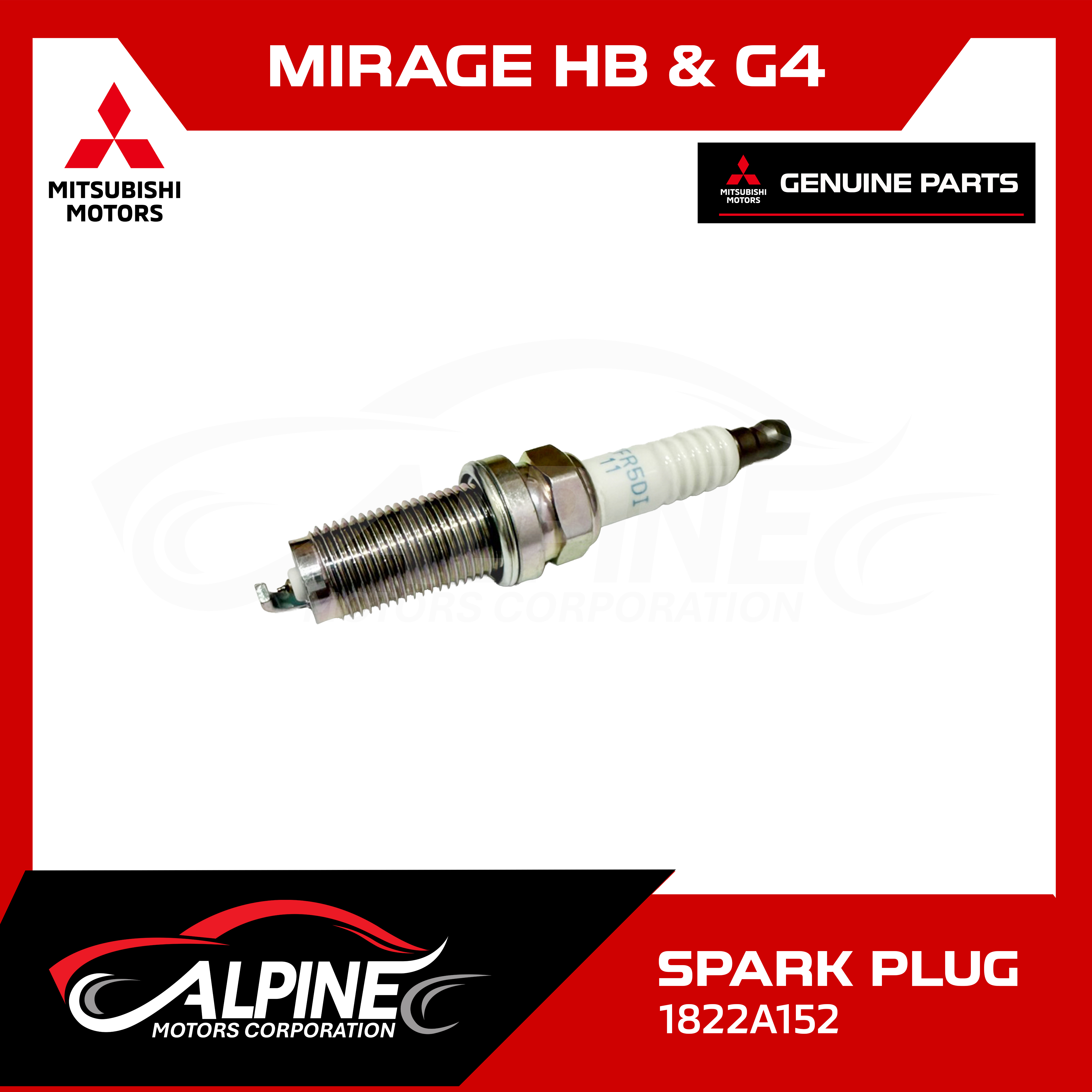 Mitsubishi Genuine Parts: SPARK PLUG FOR MIRAGE HB & G4 | Shopee ...