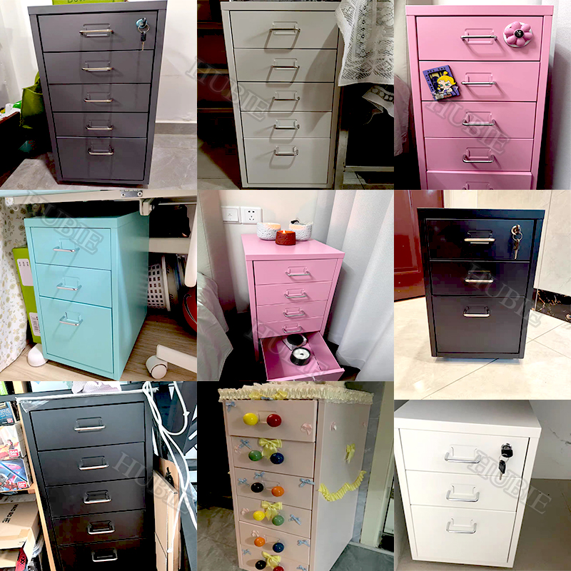 Metal Cabinet With Lock Unit-Minimalist Home Office Drawer File Cabinet ...